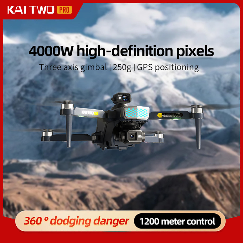KAI TWO PRO GPS Drone 4K Professional 8K Three Axle Self Stabilizatio – QWinOut