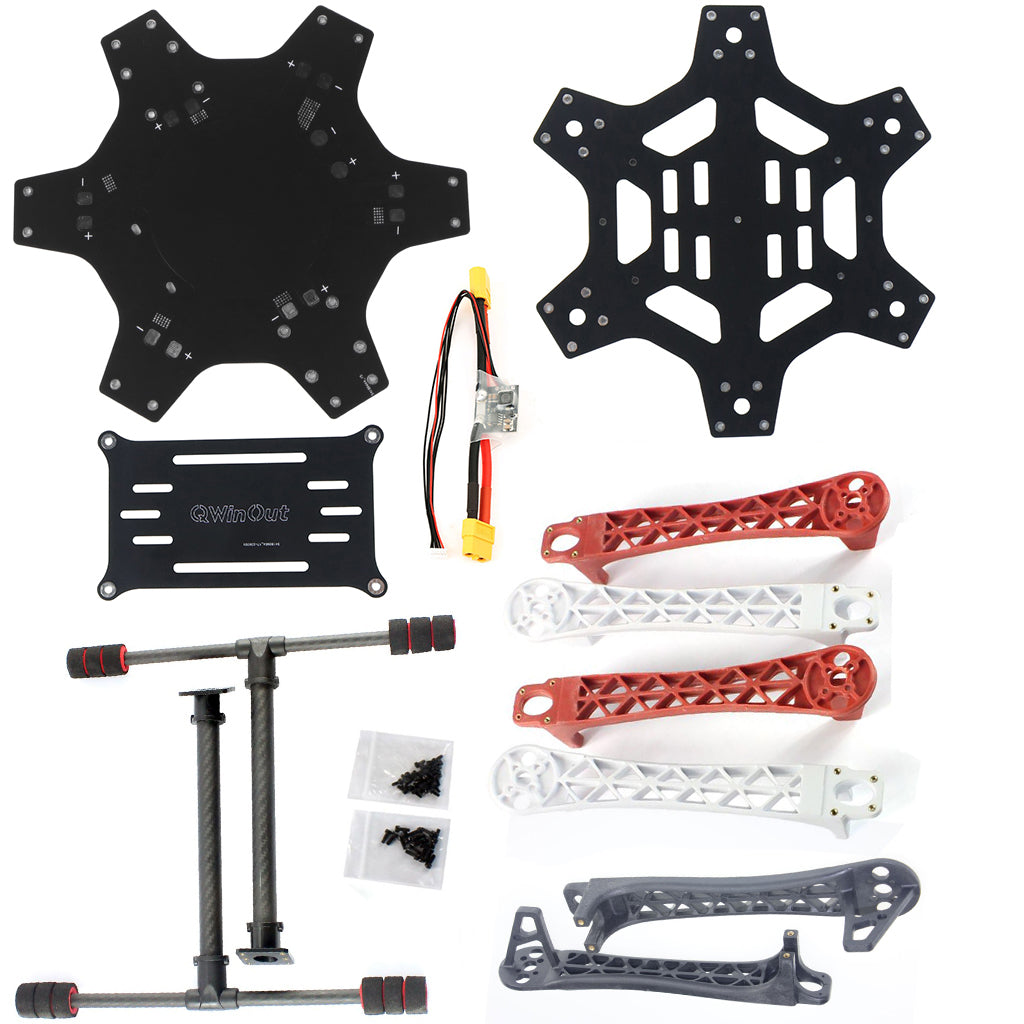 QWINOUT F550 Six-axis Aircraft Frame With APM2.8 Flight Control 7MGPS – QWinOut
