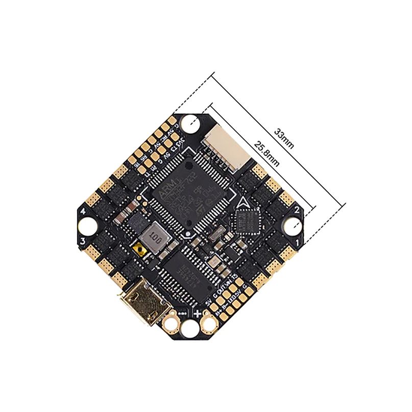 26X26mm BETAFPV F722 35A V2 AIO ICM42688 F722 Flight Controller 35A B ...