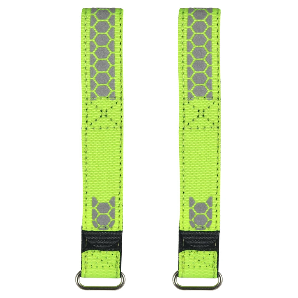2Pcs Reusable Hook Loop Battery Straps Reverse Colored Fastening Tape ...