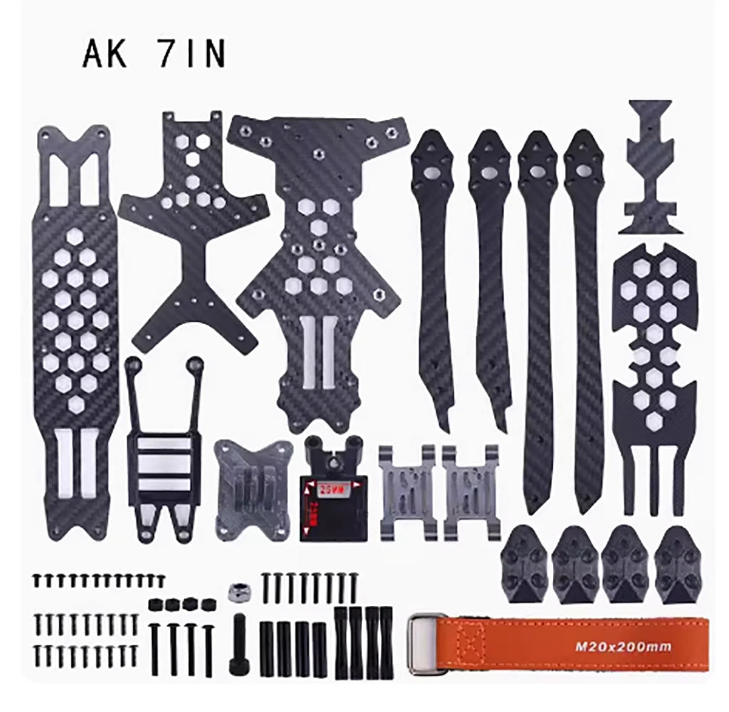 310MM 7inch Carbon Fiber FPV Long Range Frame Kits for FPV Freestyle ...