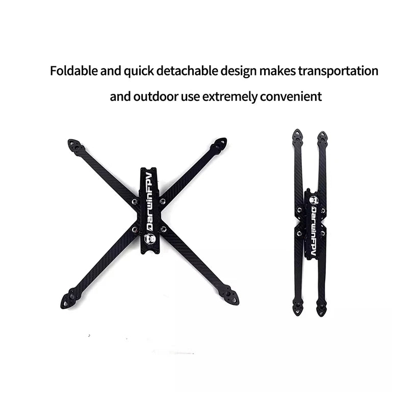 DarwinFPV FPV X10 Frame Long Range Folding Frame Kit 10 Inch 410MM Wh ...