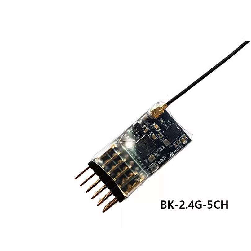 ELRS 2.4Ghz 5CH PWM ExpressLRS Receiver with 2.0dBi 2.4G Copper Pipe ...