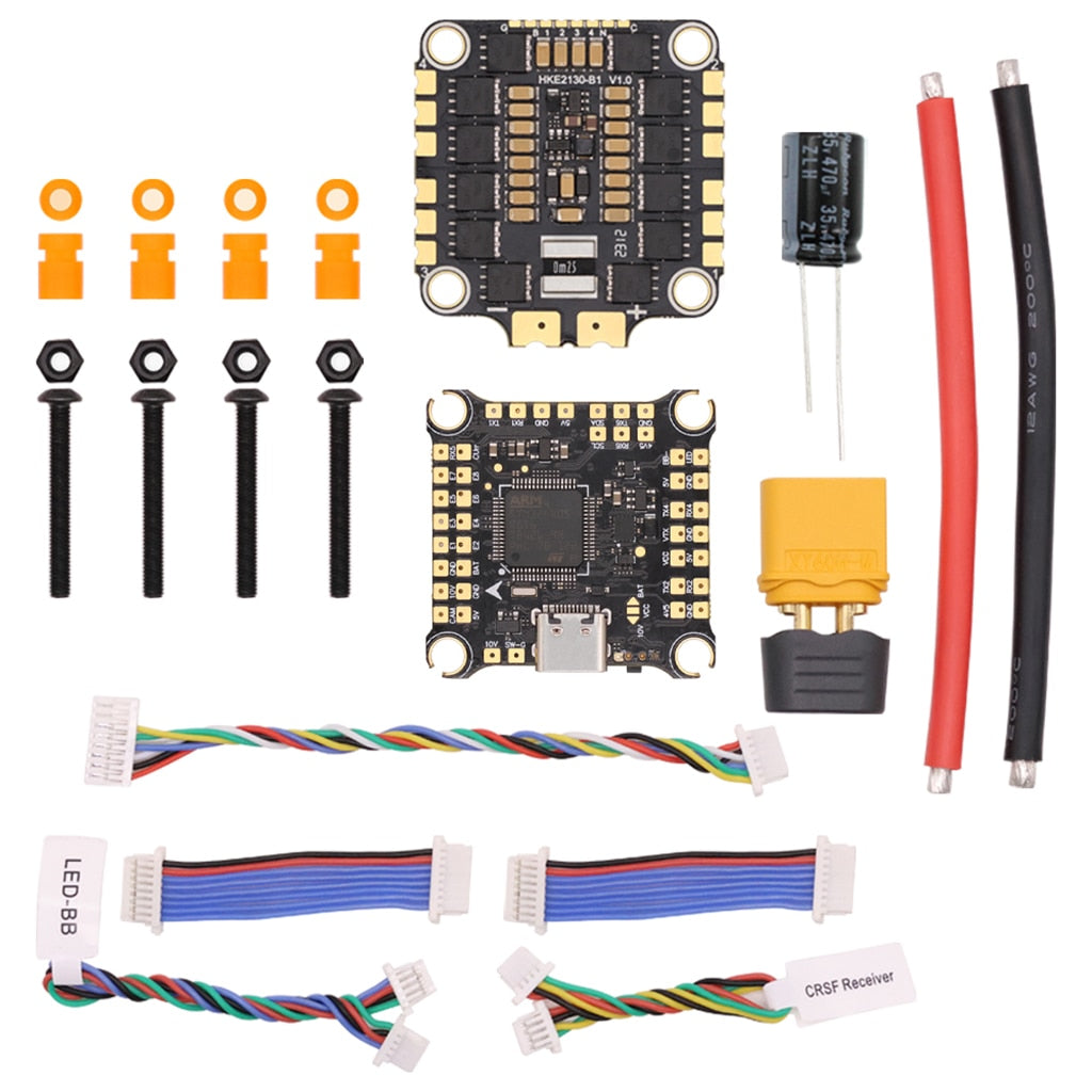 HAKRC F405 V2 F4 Mini Flight Controller Dual BEC W/ 45/50/60A 4in1 ES ...