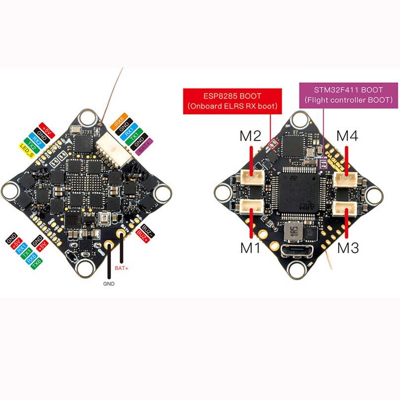 HappyModel CrazyF405HD ELRS 1-2S AIO FC Built-in UART ELRS RX 12A BLH – QWinOut