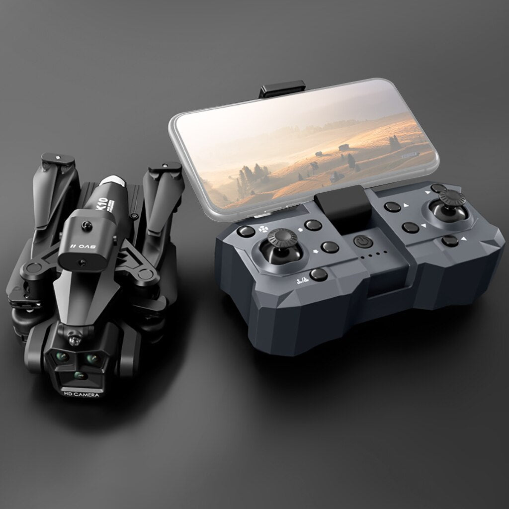K10MAX Mini Rc Drone 4K Profesional With ESC Three HD Camera Intellig ...