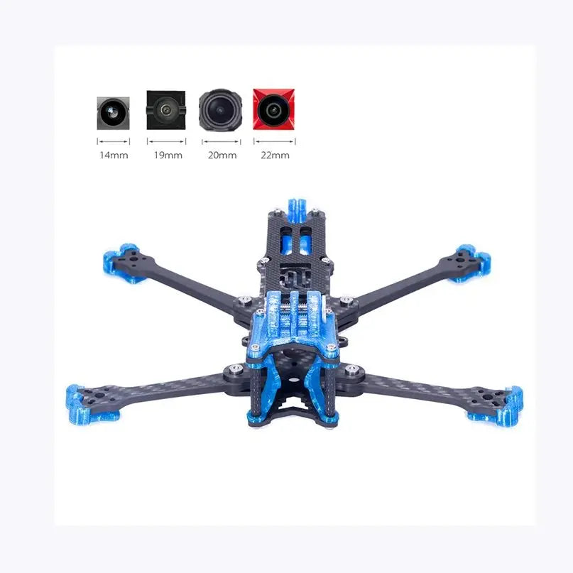 LR4 180mm 4inch Carbon Fiber Micro Long Range Frame Kits Fits 20mm 25 ...