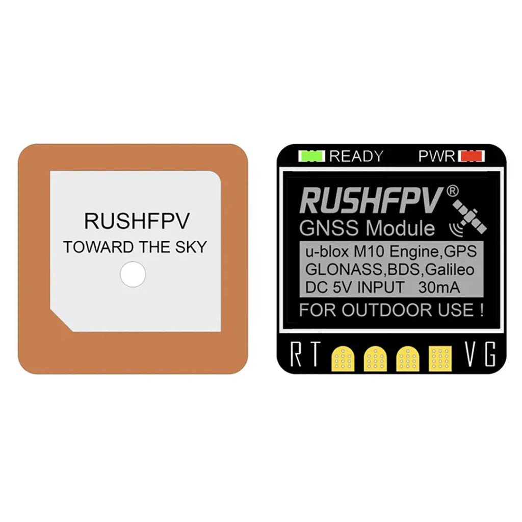 RUSHFPV GNSS NMEA Dual Protocol GPS Module GNSS MINI MICRO PRO Built ...