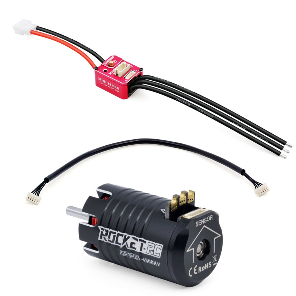 Rocket RC MINI28 Pro 30A Sensored Brushless ESC 2S Bec 6V/7.4V Speed ...