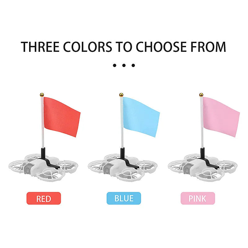 QWinOut Colorful Flag Expansion Bracket For DJI Neo Decoration DIY Fl