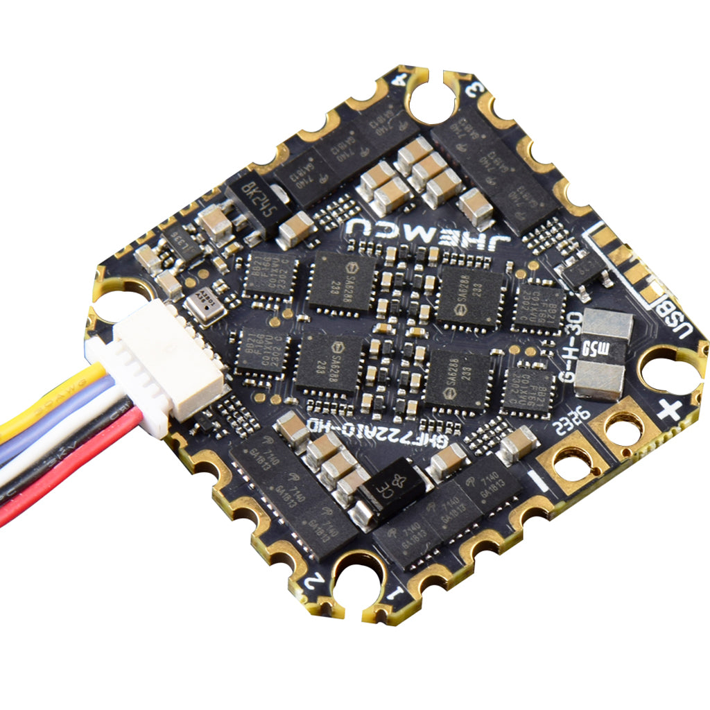 JHEMCU GHF722AIO-ICM 40A AIO Flight Controller ESC Integrated 4in1 5V ...