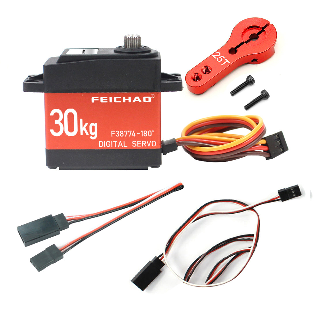 JMT 30KG Digital Servo Large Torque Metal Shell Waterproof Servo with ...
