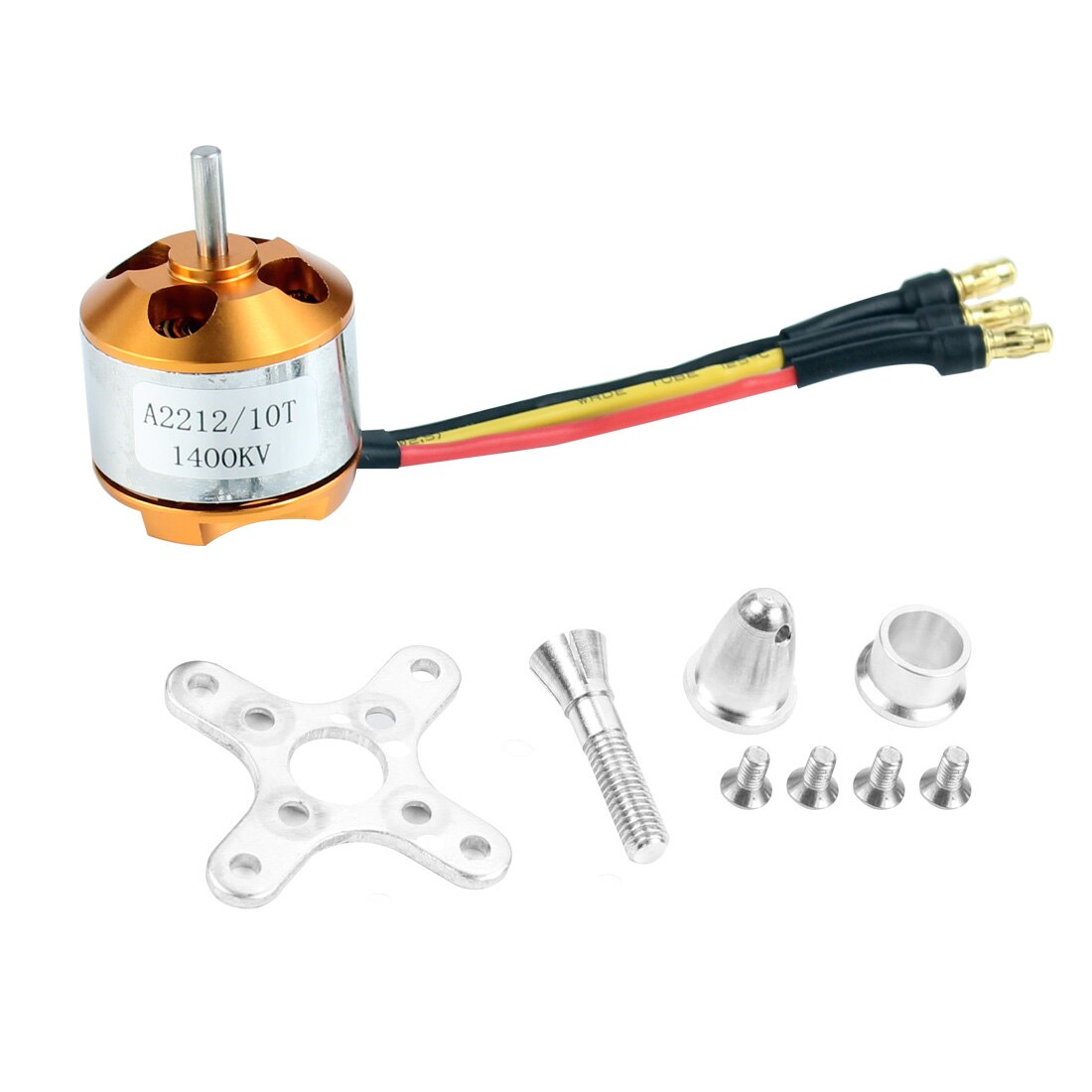 6pcs/Lot A 2212 A2212 1400KV Brushless Outrunner Motor With Mount 10T ...