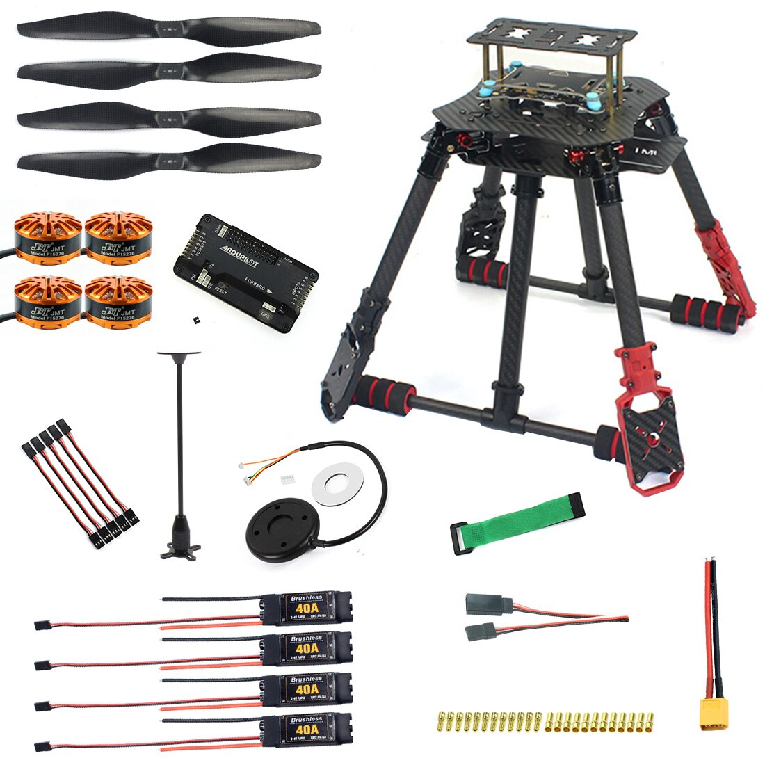 DIY 560mm Carbon Fiber DIY Drone Folded Frame Kit W/ 700KV Brushless ...