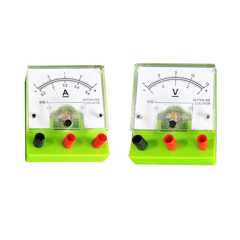 DIY Ammeter Voltmeter + Volt Meter Physical Electrical Circuit Experi ...