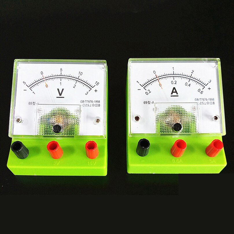 DIY Ammeter Voltmeter + Volt Meter Physical Electrical Circuit Experi ...