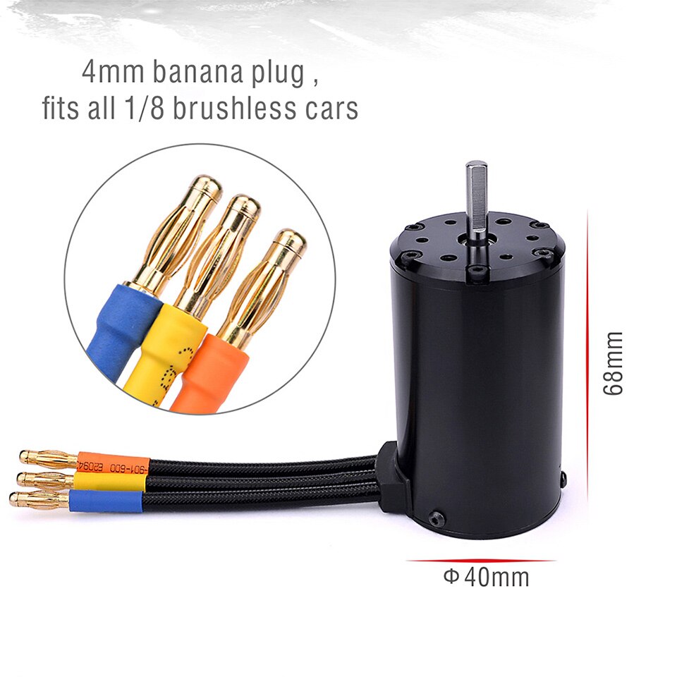 SURPASS HOBBY Waterproof 4068 2050KV 2650KV 1900KV 1700KV 1400KV Sens ...