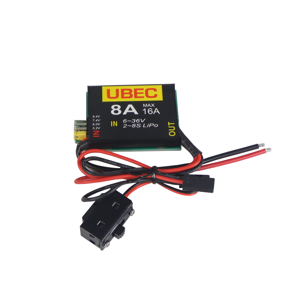 UBEC-8A 2S-6S 6-36V BEC DUAL UBEC 8A/16A 5.2/6.0/7.4v/8.4v Servo Sepa ...
