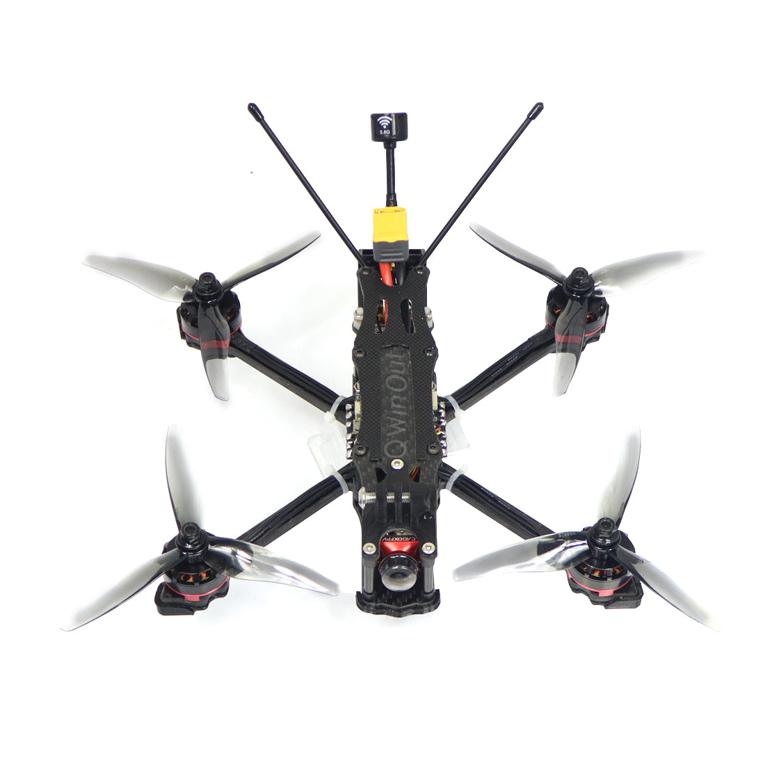 QWinOut xy-5 220mm FPV racing drone with 2205 2300kv Motor F4 V2 flig